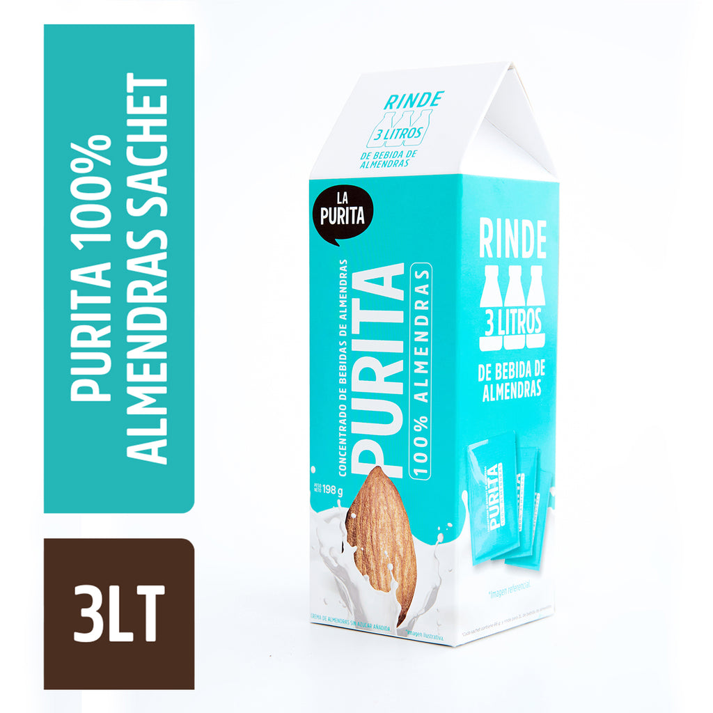 Leche de Almendras Natural | Purita 100% Almendras | La Purita