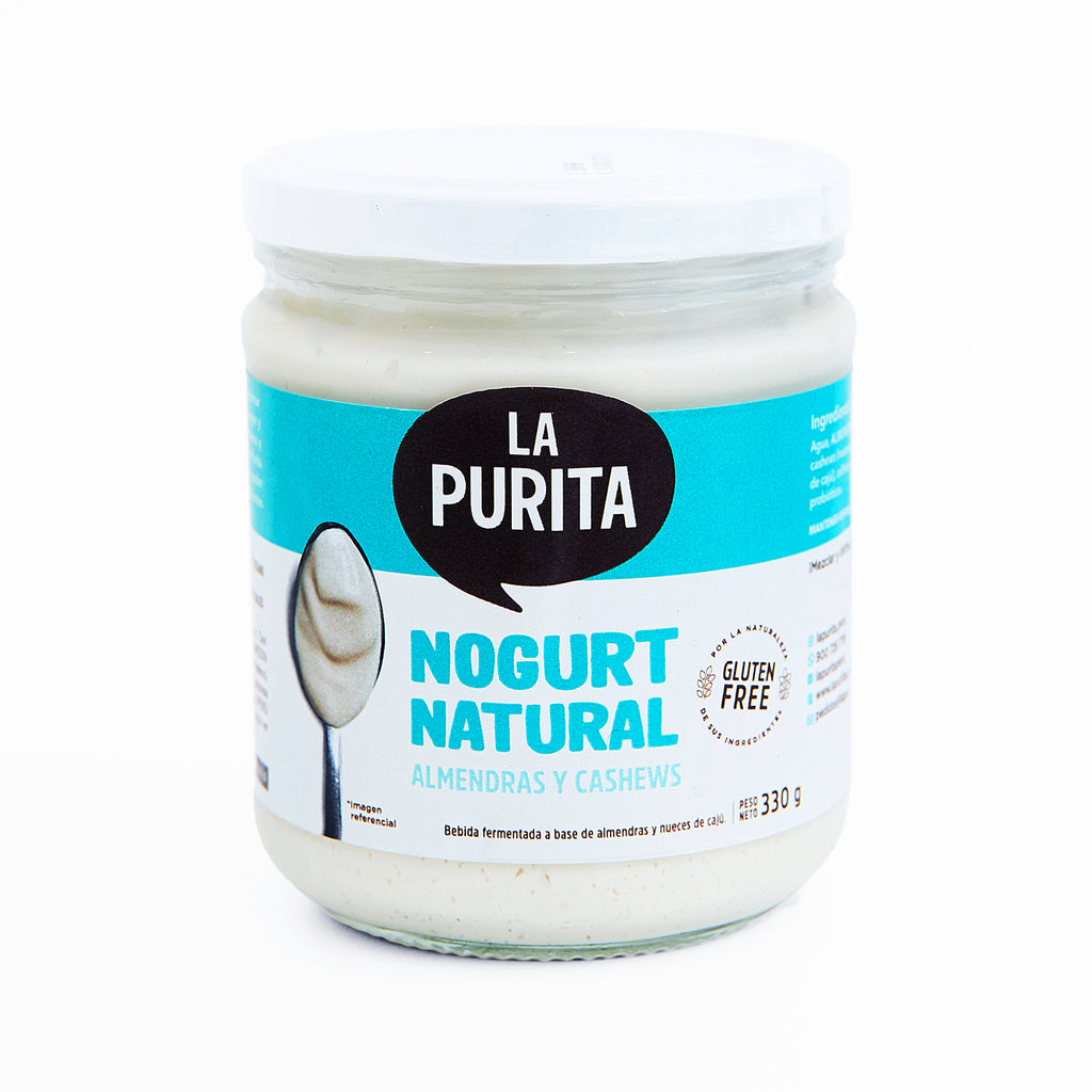 Nogurt Natural de Almendras y Cashews 330g | La Purita